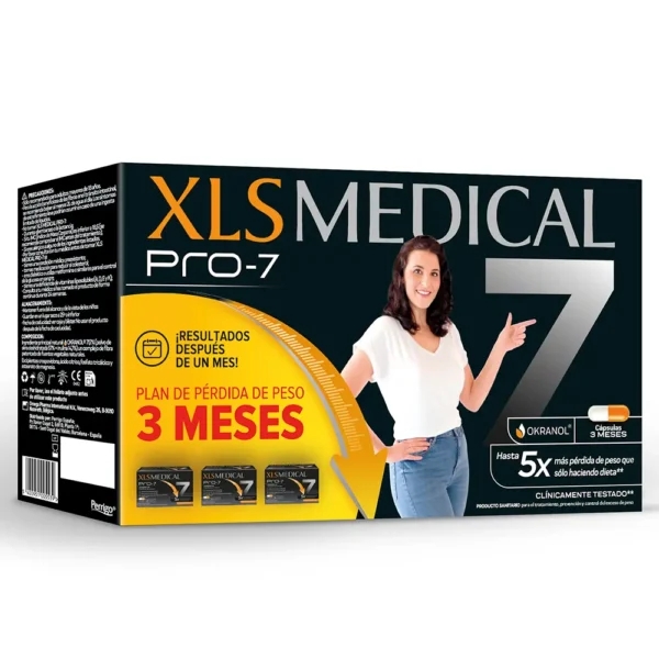 XLS Medical Pro-7 Fat Binder 540 capsules pour la perte de poids