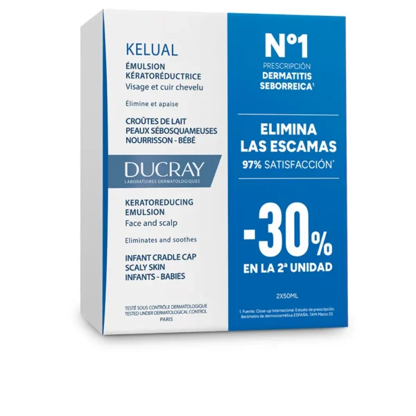 DUCRAY KELUAL Keratoreducerende Emulsie voor Berg 2 x 50ML