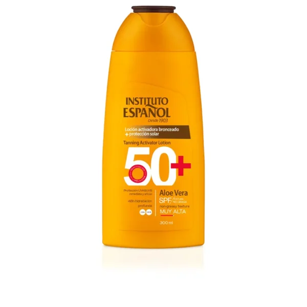 Instituto Español SPF 50+ Lotion Bronzante à l'Aloe Vera 300 ml